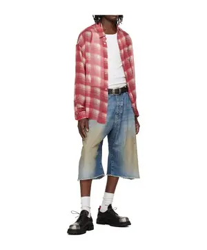424 FAIRFAX Big Daddy Denim Shorts