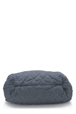 Chanel Quilted Denim Coco Cabas Spirit Tote