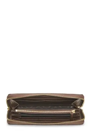 Gucci Gg Supreme Canvas Zip Around Wallet