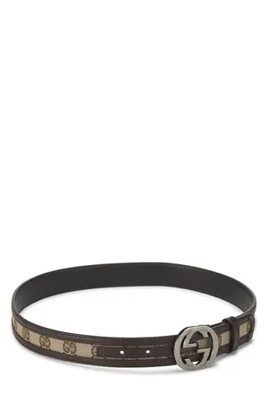Gucci Gg Canvas Interlocking Gg Belt 80