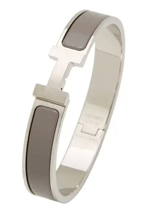 Hermès Clic Clac H Gm Bracelet - Grey