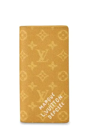 LOUIS VUITTON Monogram Heritage Brazza Wallet - Yellow