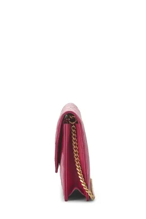 Saint Laurent Grained Calfskin Envelope Wallet On Chain
