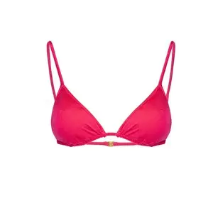 CHERINA BEACHWEAR LLC Lily Bikini Top In Soleil Rouge - Red