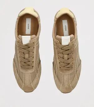 TOTEME Suede Flex Sneakers