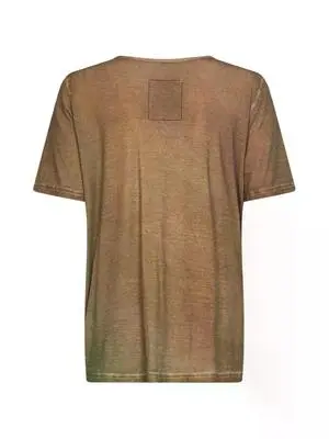 UMA WANG Asymmetric Draped T-shirt
