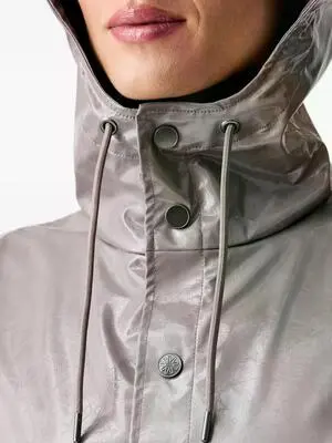 Rains Hooded Gloss-effect Raincoat