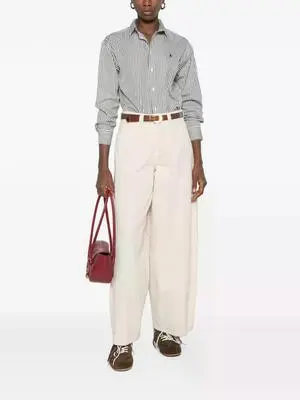 Polo Ralph Lauren Vertical Stripe Embroidered Shirt