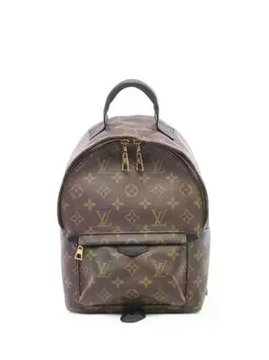 LOUIS VUITTON Palm Springs Monogram Backpack Pm - Brown
