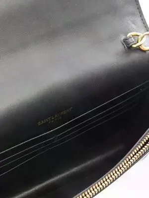 Saint Laurent Kate Tassel Chain Clutch Bag