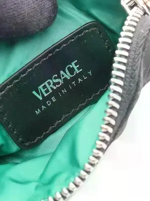 Versace 2010s Mini Medusa Plaque Shoulder Bag