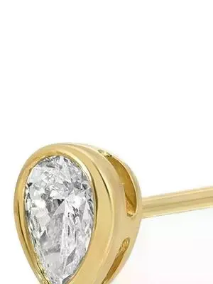ANITA KO 18k Yellow Pear-bezel Diamond Stud Earrings