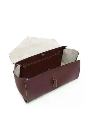 VALEXTRA Brera Leather Tote Bag