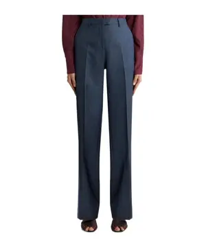 Etro Wool Jacquard Paisley Motif Trousers