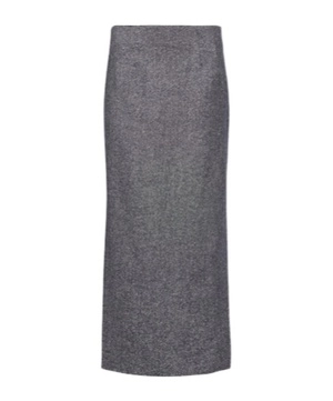 Etro Wool And Silk-blend Maxi Skirt - Grey
