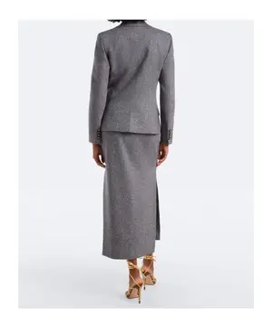 Etro Wool And Silk-blend Maxi Skirt