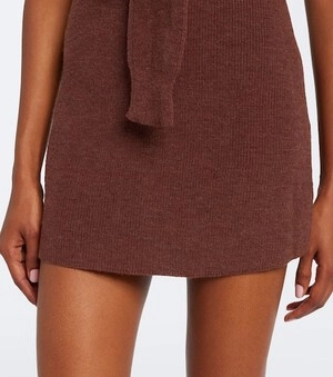 AYA MUSE Vao Knit Mini Dress
