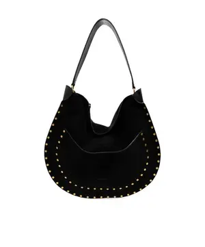 Isabel Marant Étoile Studded Shoulder Bag - Black