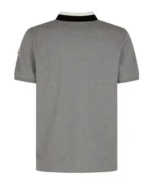 Moncler Logo-embroidered Piquet Polo Shirt