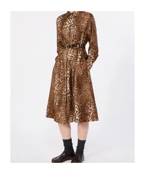 Max Mara Leopard Print Belt