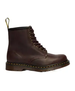 Dr. Martens 1460 Crazy Horse Leather Boots - Cherry Red