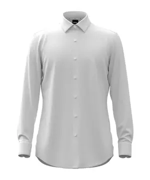 Hugo Boss Long Sleeved Slim Fit Shirt - Gray