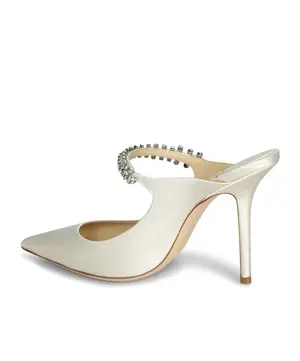 JIMMY CHOO Crystal-embellished Pointed-toe Pumps