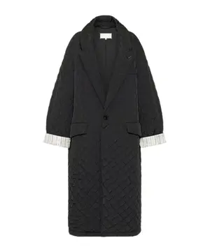 MAISON MARGIELA Quilted Coat - Black