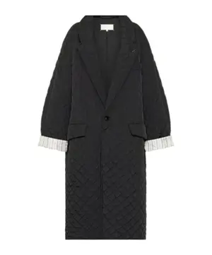 MAISON MARGIELA Quilted Coat - Black