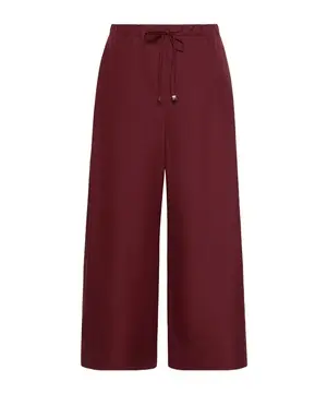 Max Mara Drawstring Casual Pants - Red