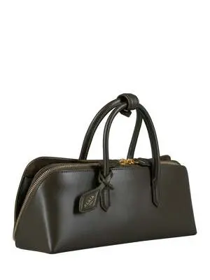 Alaïa Delta Top Handle Bag In Box Calfskin - Green