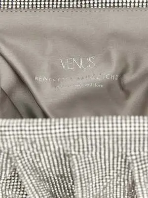 Benedetta Bruzziches Venus La Grande Crystal Mesh Clutch