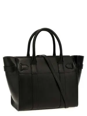 Mulberry Small Zipped Bayswater Tote Bag - Black