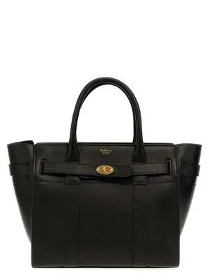 Mulberry Small Zipped Bayswater Tote Bag - Black