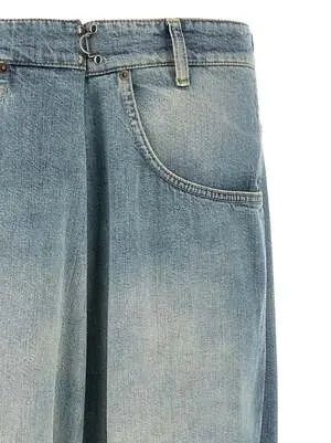 MAISON MARGIELA Wide Leg Wrap Jeans