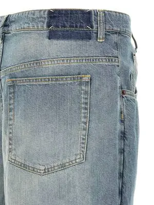 MAISON MARGIELA Wide Leg Wrap Jeans