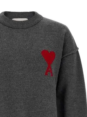 AMI Paris De Coeur Crewneck Sweater