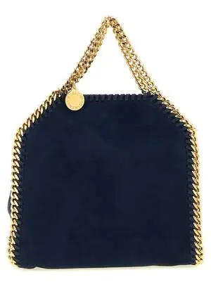 Stella McCartney Falabella Mini' Suede Shoulder Bag - Blue