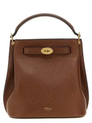 Mulberry Islington Bucket Bag In Hammered Leather - Brown