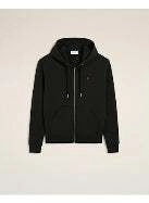 AMI Paris Zipped Hoodie With Red De Coeur - Multicolor