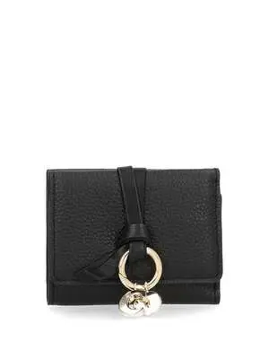Chloé Alphabet Folding Wallet - Black