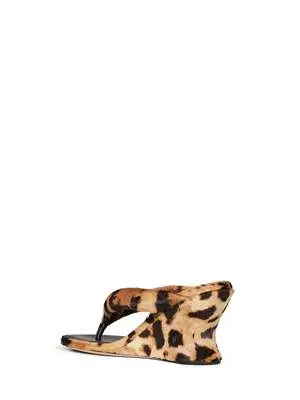 Balenciaga Gaeta 90mm Wedge Thong Sandals