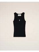 AMI Paris Tanktop With Contrasted De Coeur - Multicolor