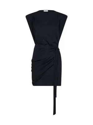 Isabel Marant Étoile Draped Jersey Mini Dress - Multicolor