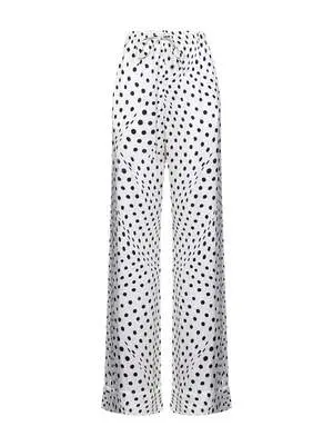 Stella McCartney Polka Dot Viscose Wide-leg Trousers - Multicolor