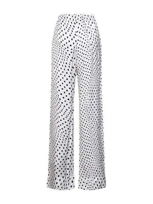 Stella McCartney Polka Dot Viscose Wide-leg Trousers - Multicolor