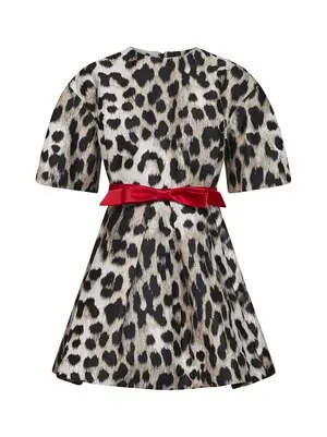 Givenchy Leopard Jacquard Cocoon Mini Dress - Multicolor