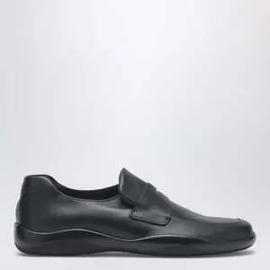 Prada Leather Loafers - Black