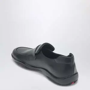 Prada Leather Loafers - Black