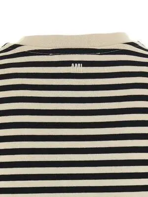 AMI Paris De Coeur" Marinière Long Sleeve T-shirt